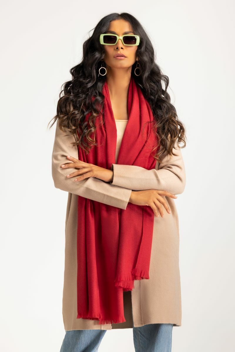 Ladies Embrace Winter Elegance with Ideas Shawls, Stoles and Scarves ...